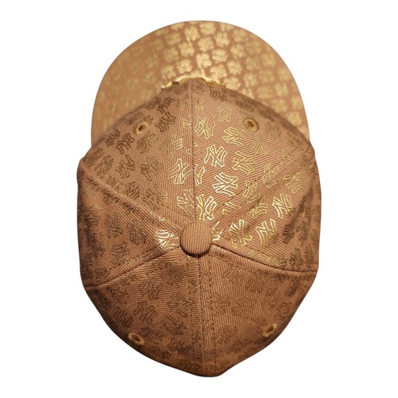 New Era | Accessories | New Era Tan And Gold Cap | Poshmark